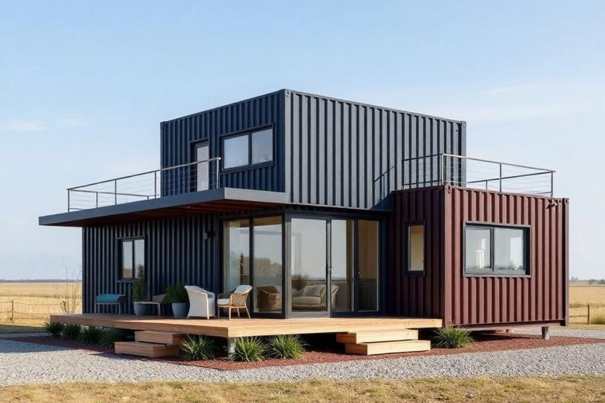 Cargo Container Home Cabin Off Grid 40ft High Cube Shipping Container
